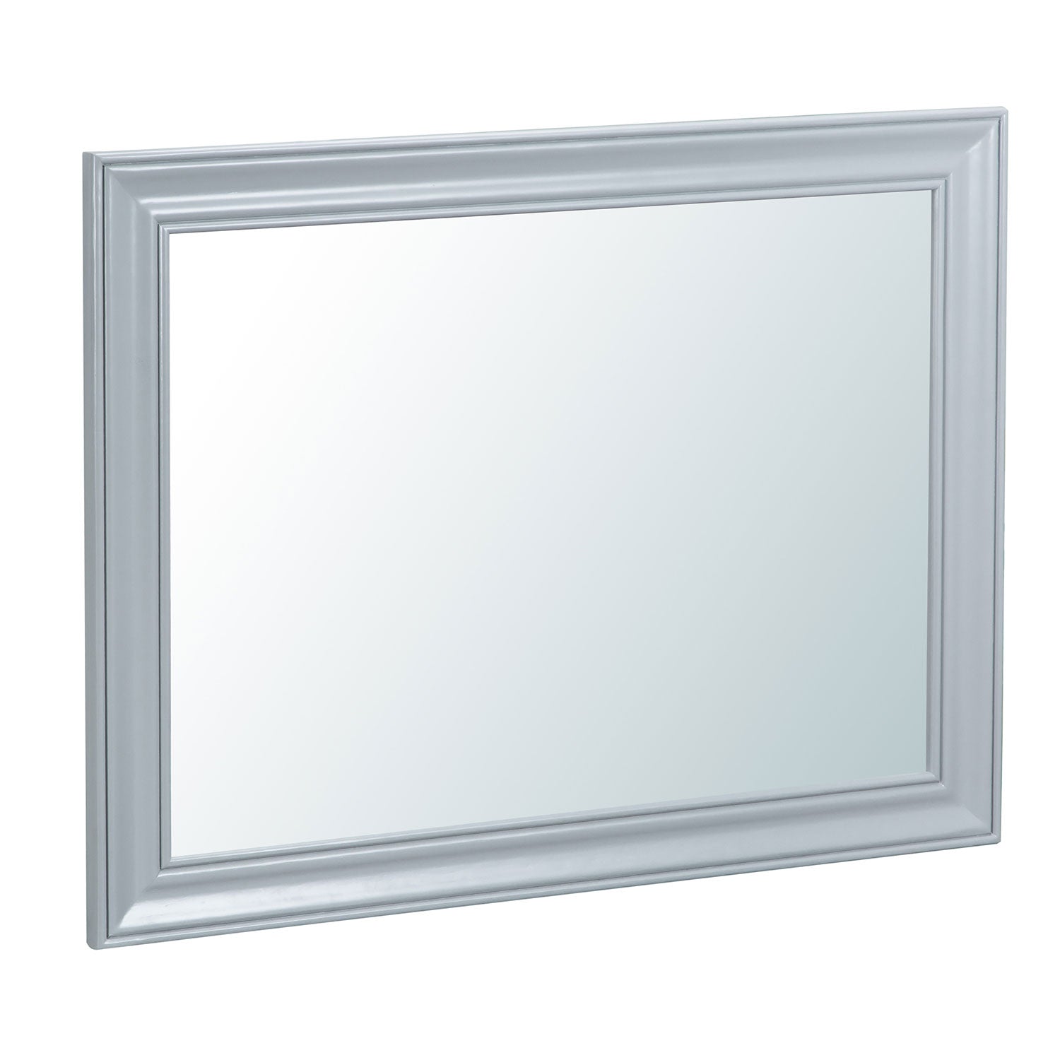 Tattershall Oak Top Large Wall Mirror in Grey | Lavishway UK