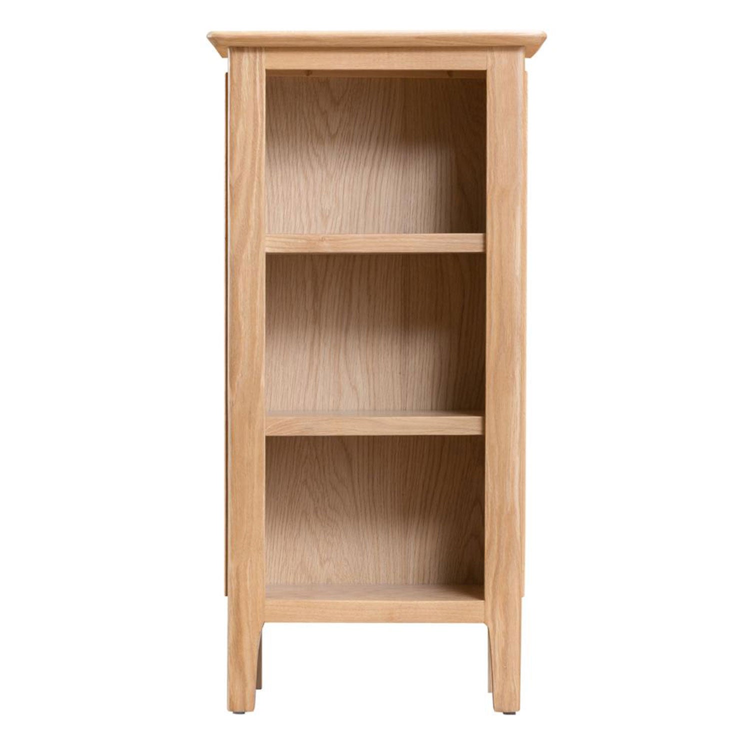 Nordic Oak Small Narrow Bookcase | Lavishway UK