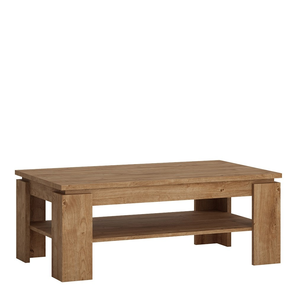 Fribo Large Chipboard Oak Coffee Table | Lavishway UK