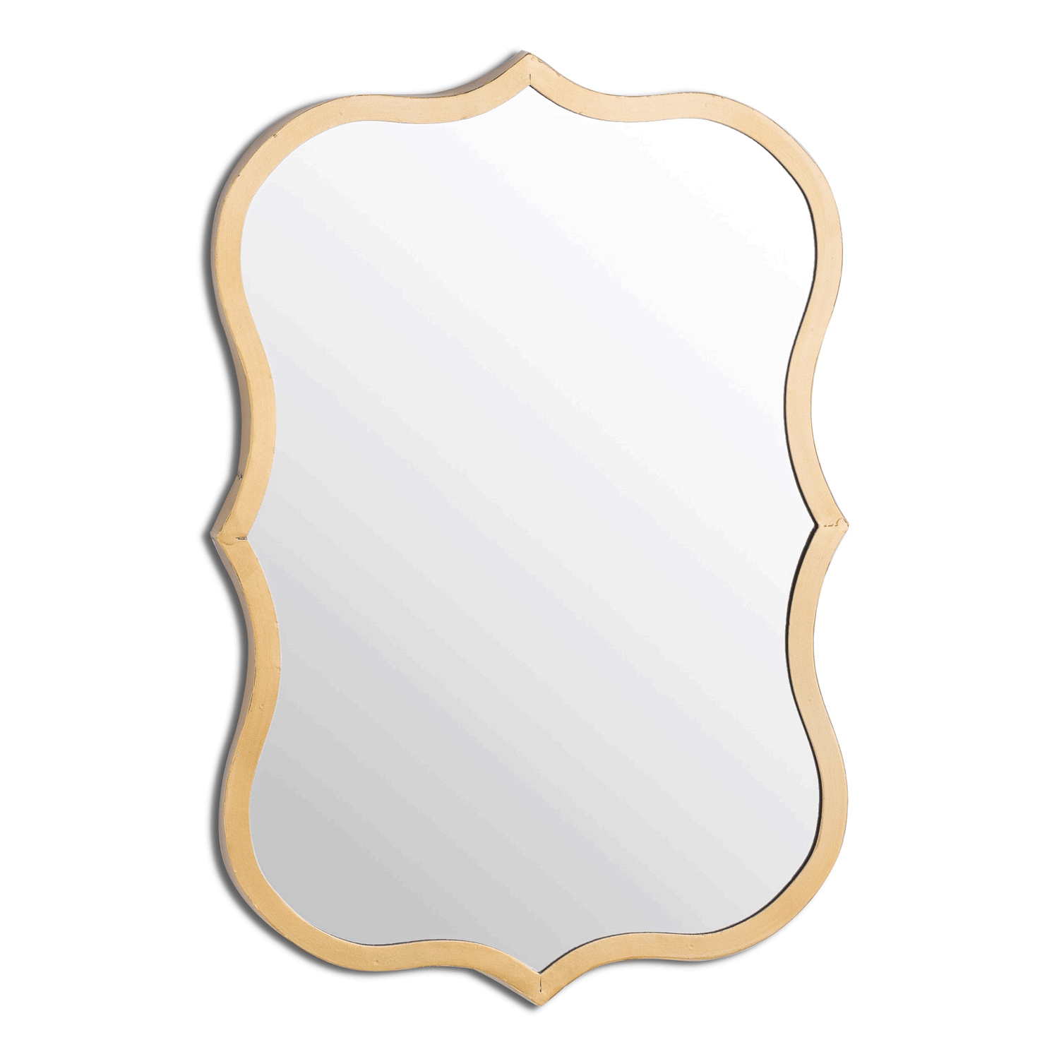 Antique Bronze Curved Frame Wall Mirror | Lavishway UK