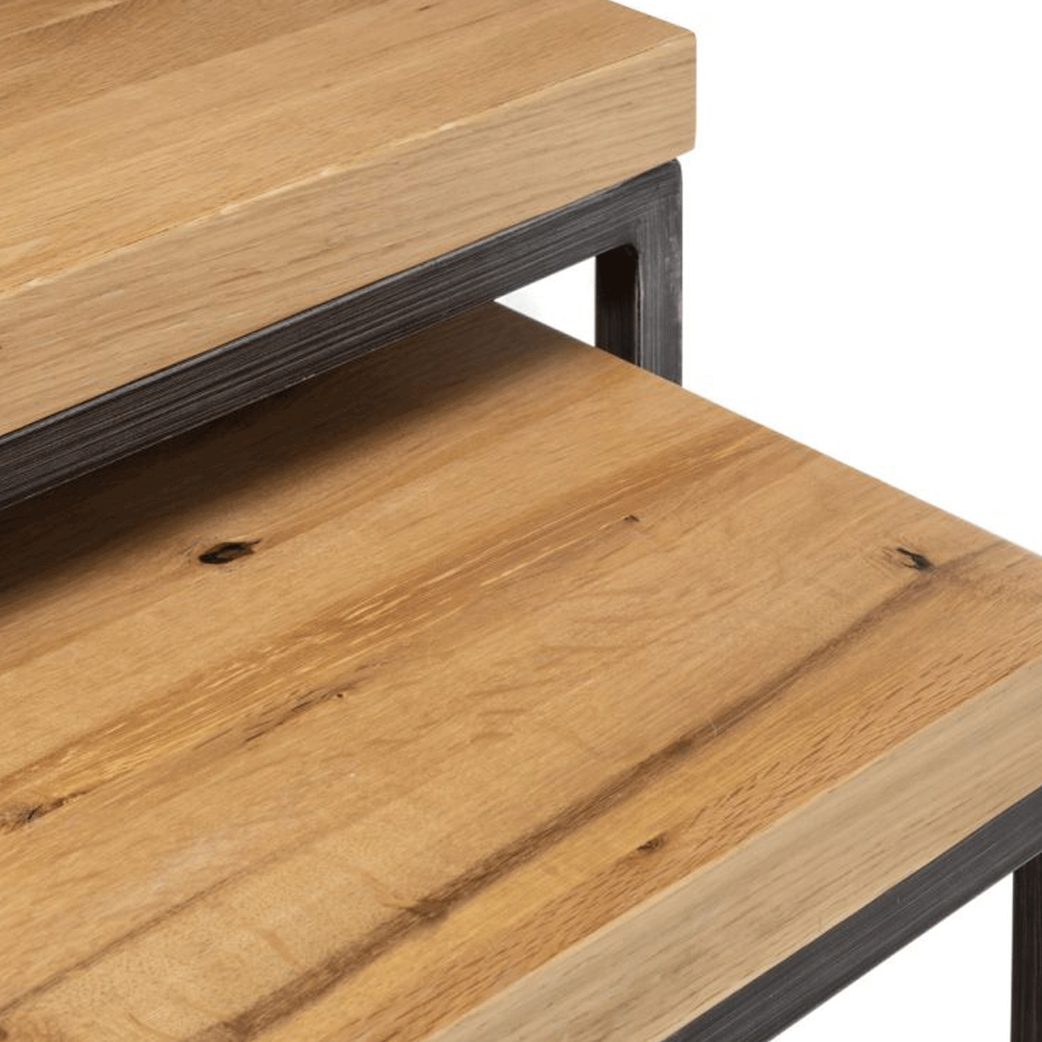 Brooklyn Oak Nesting Lamp Tables | Lavishway UK