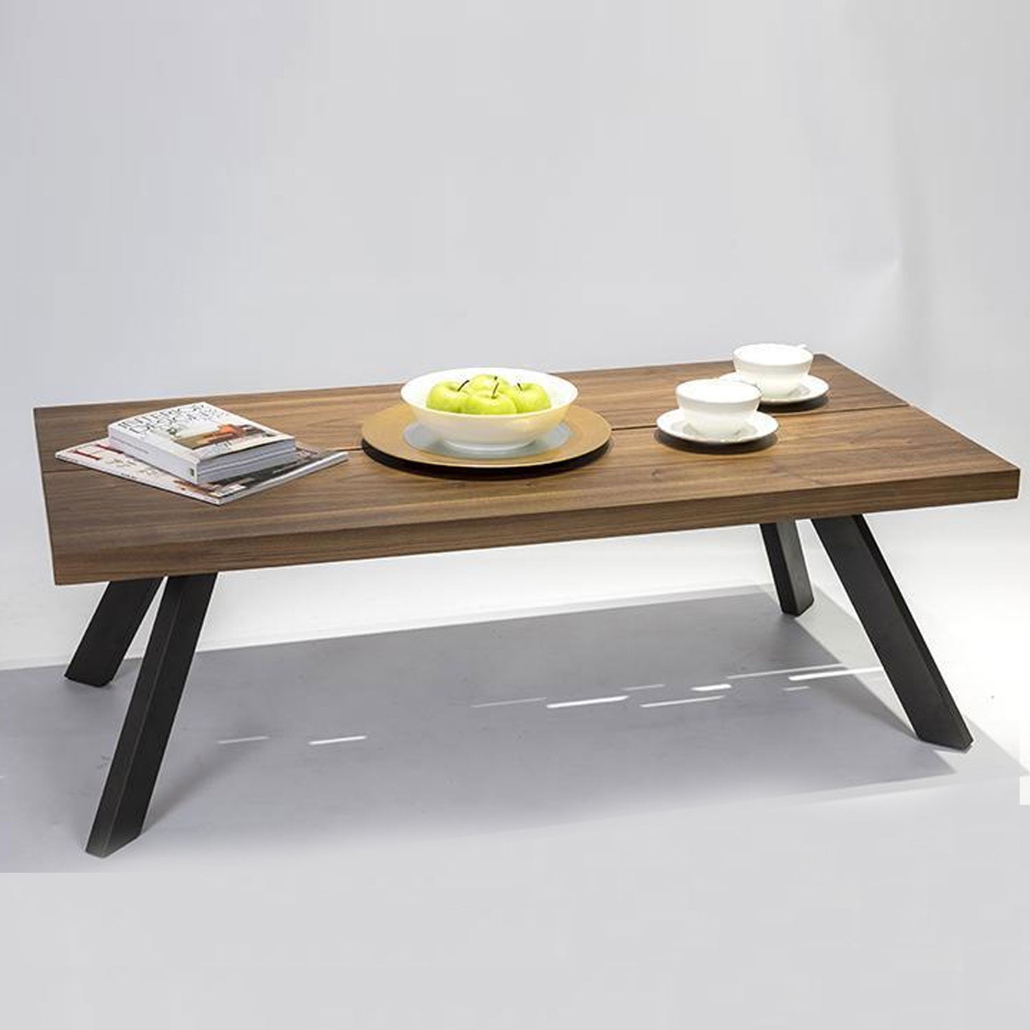 Cedro Unique Coffee Table With Walnut Finish | Lavishway UK