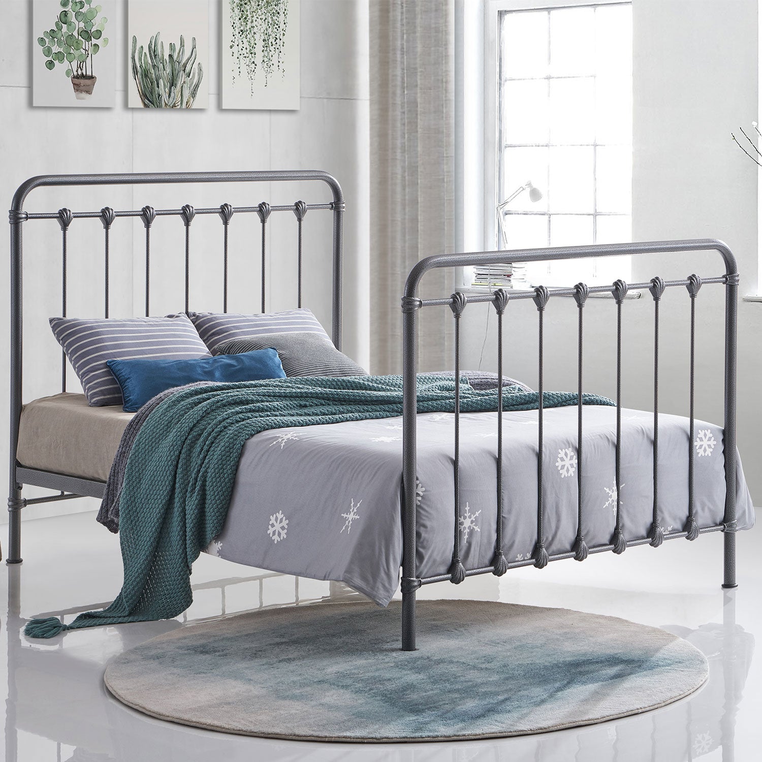 Havana Contemporary Metal Bed Frame | Lavishway UK