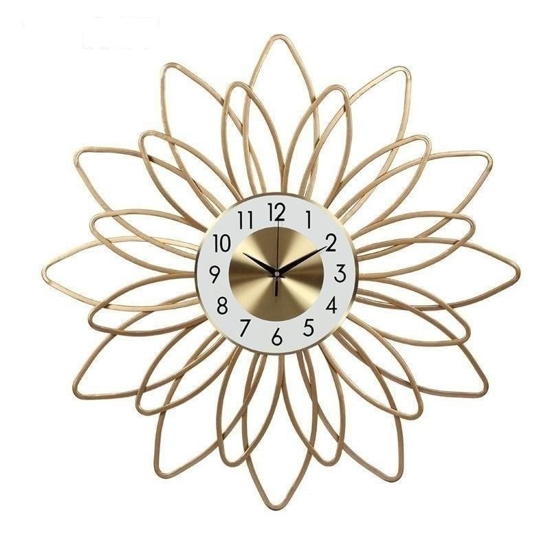 Luxury 3D Art Metal Wall Clock | Lavishway UK