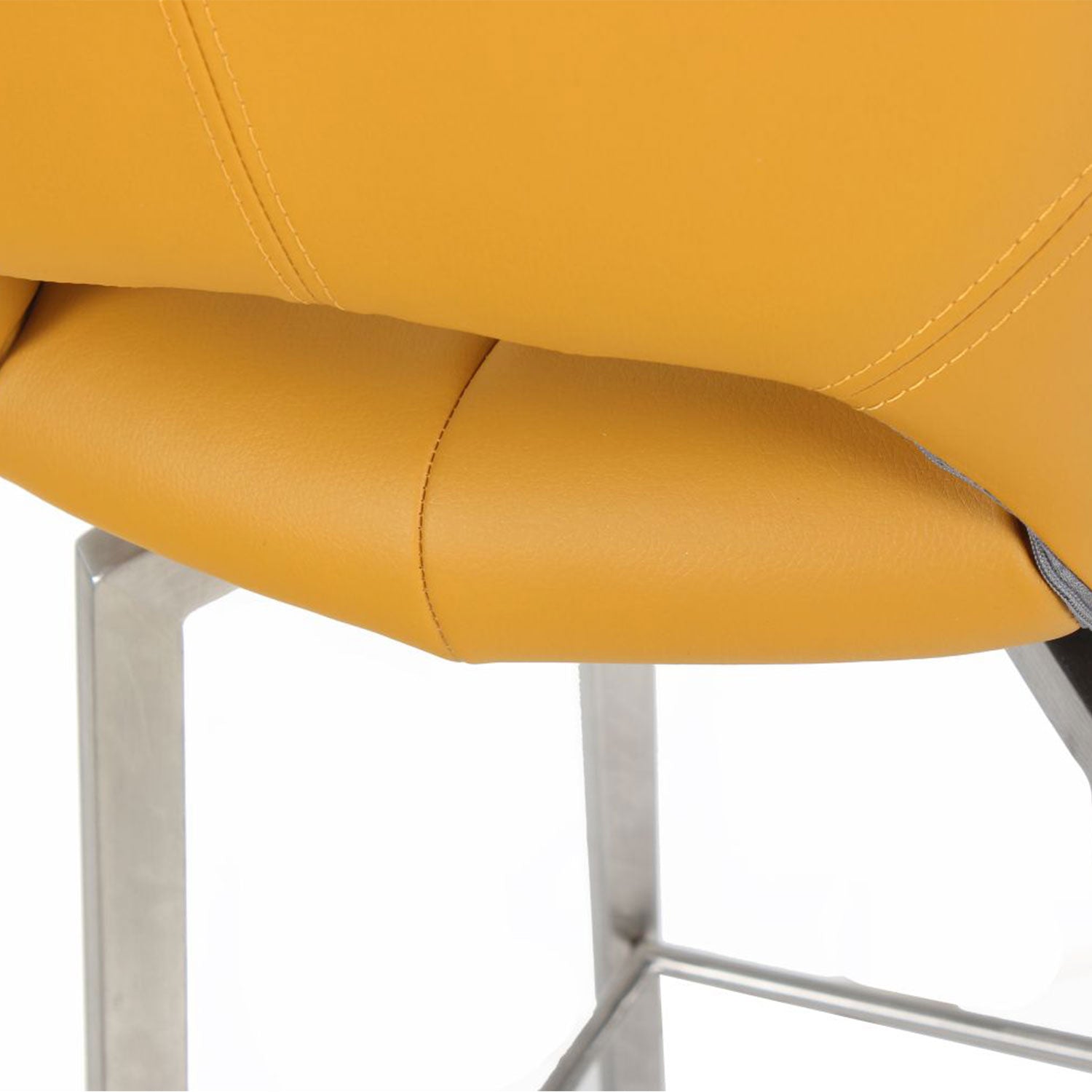 Mako Swivel Faux Leather Bar Chair | Lavishway UK
