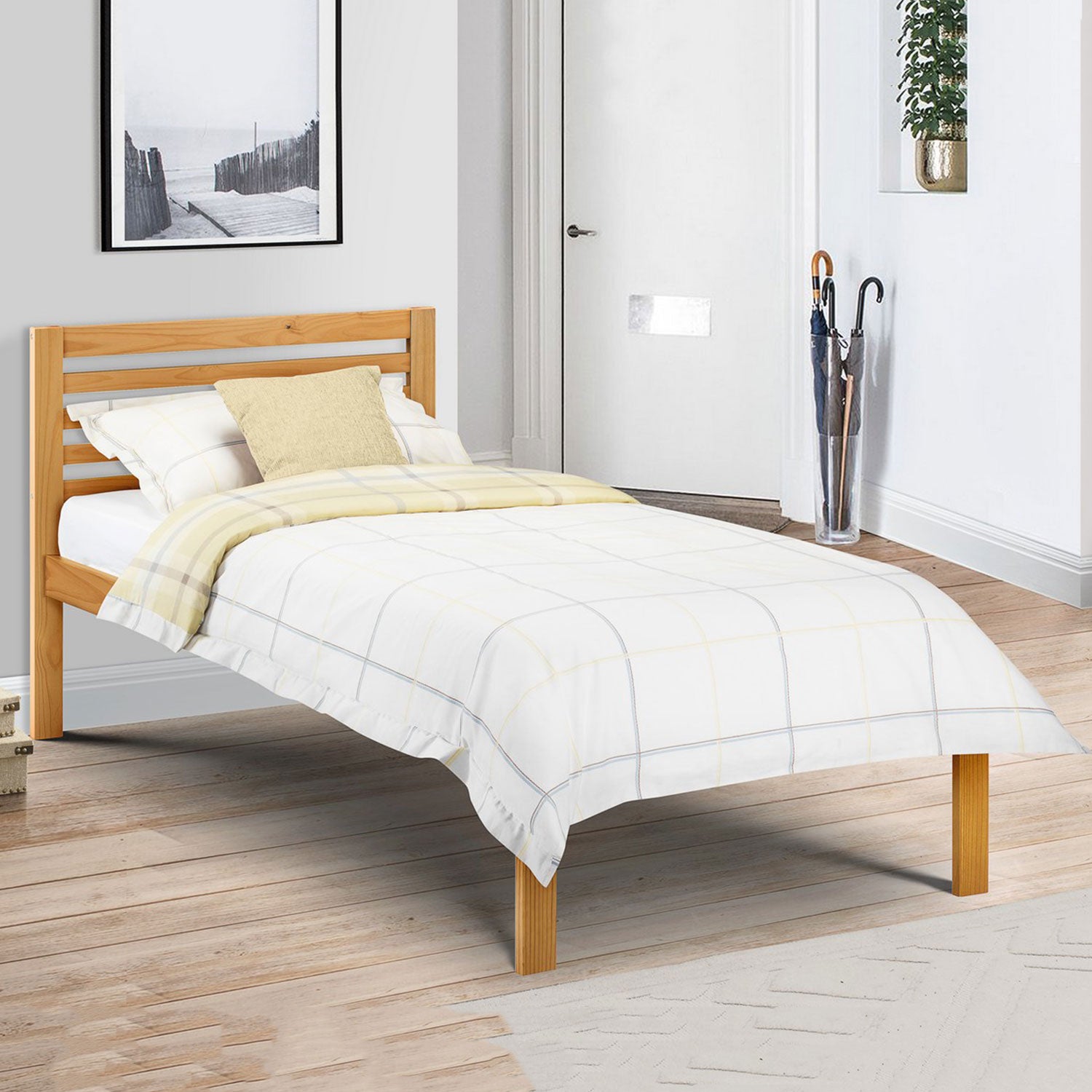 Slocum Low Foot End Single Bed | Lavishway UK