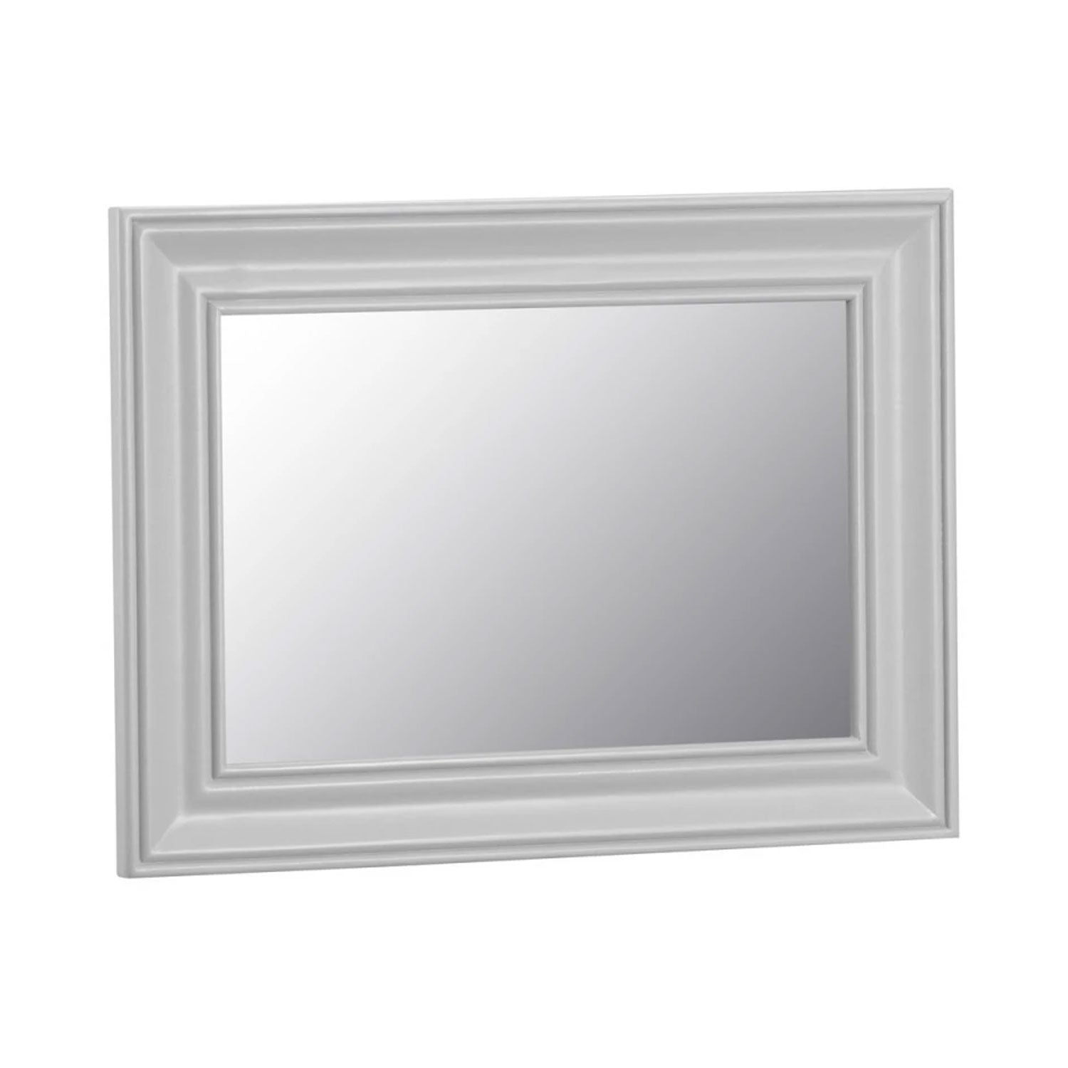 Tattershall Oak Top Frame Wall Mirror in Grey | Lavishway UK